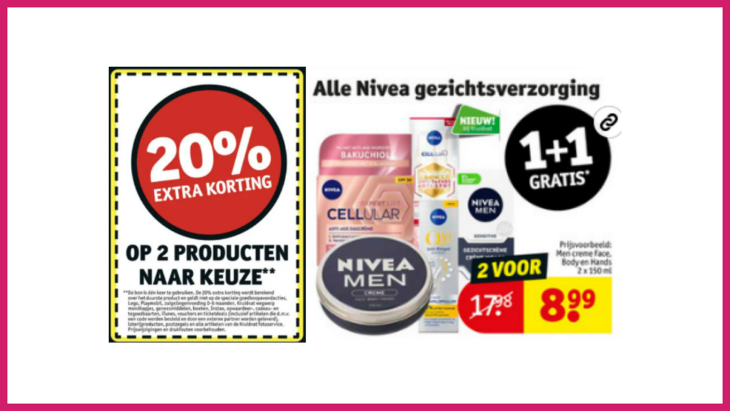 Zo werken de extra kortingen op de Kruidvat Extra Goedkoopavond ...